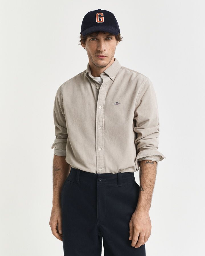 Regular Fit Cotton Corduroy Shirt | GANT